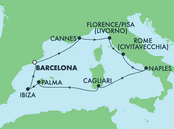 NCL – Eastern Mediterranean - Maritime Travel