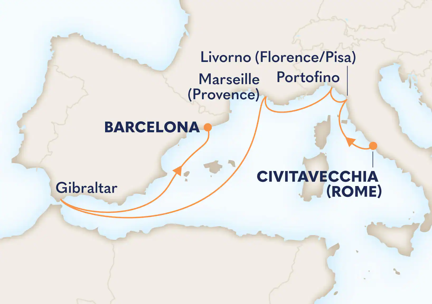 HAL – 7 Day Western Mediterranean with History Channel - Maritime Travel